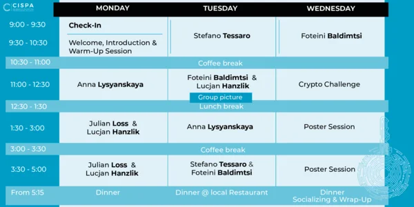 Summer School Cryptography