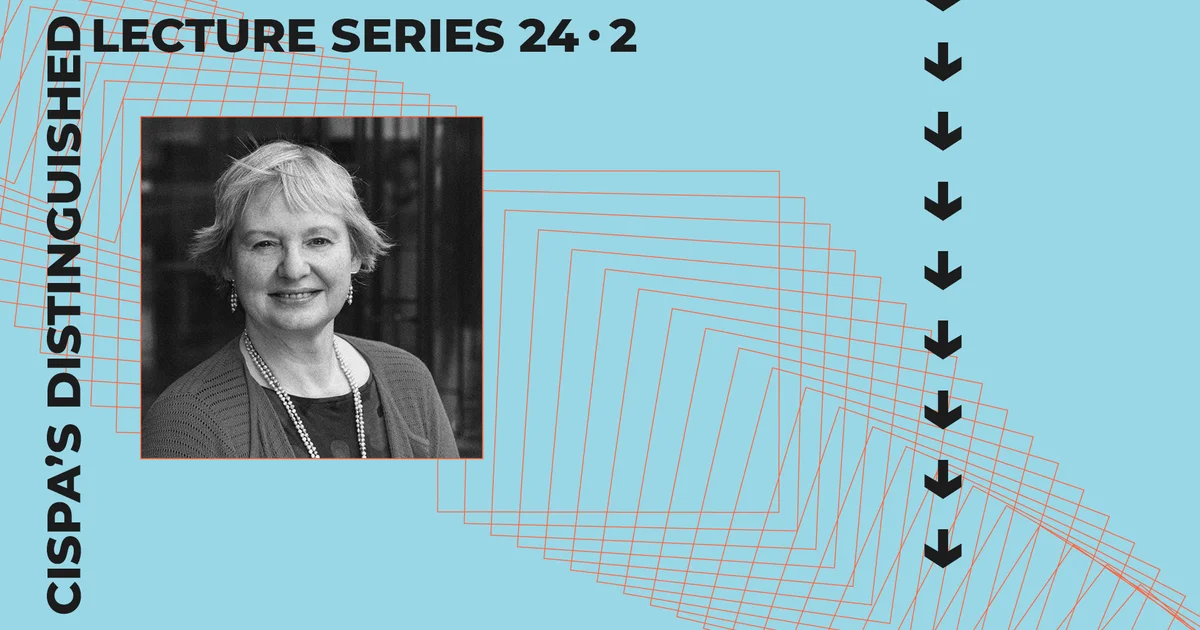 Distinguished Lectures Series – Martina Angela Sasse will give a talk ...